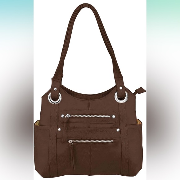Roma | Bags | Roma Leathers Locking Concealment Purse Ccw Concealed ...